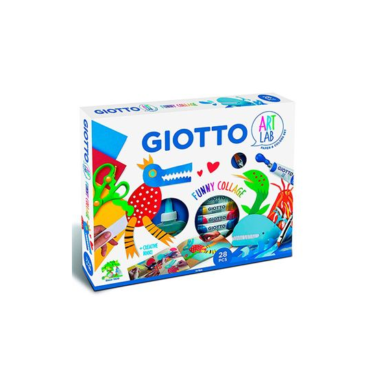 GIOTTO GIOTTO SET COLLAGE DIVERTIDO 28 PIEZAS | Miravia