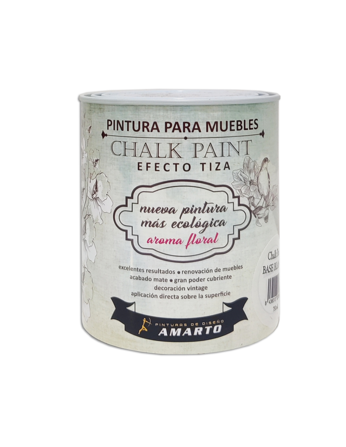 Chalk Paint Pintura Tiza Blanco 750 ML