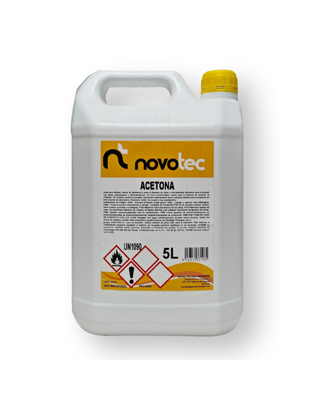 Acetona Pura 5 LT