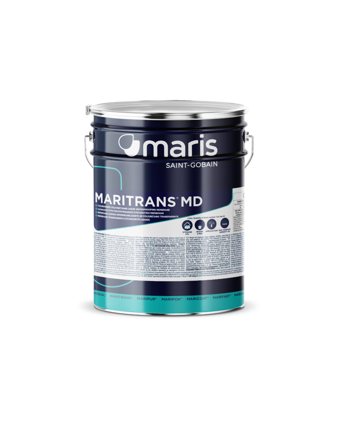 Maritrans MD Impermeabilizante Poliuretano Transparente 20 KG